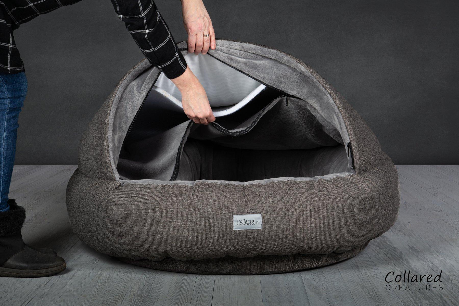 Fabric Beds Collection: Grey Deluxe Cocoon Bed